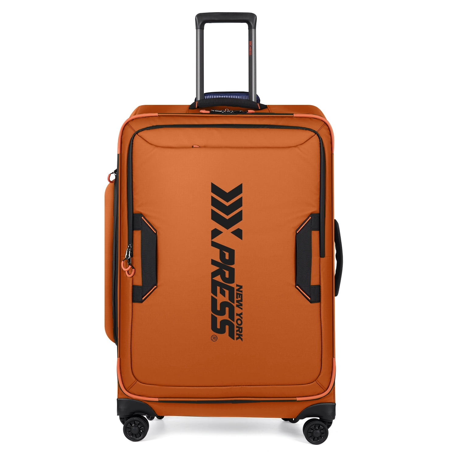 New York Xpress 26" Softside Medium Checked Luggage, Lightweight Water ...