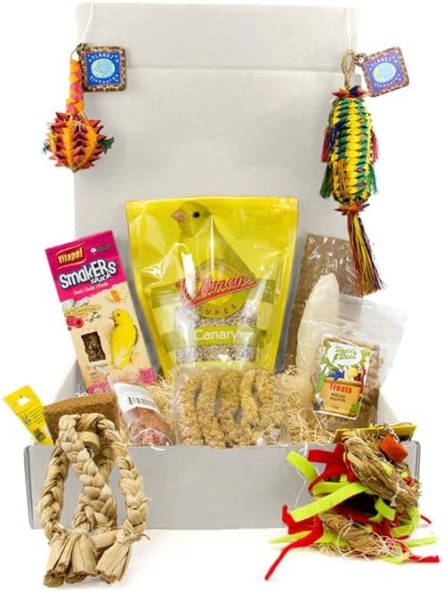 NewZooland Perchville Deluxe Mini Bird Box for Canary with Volkman ...
