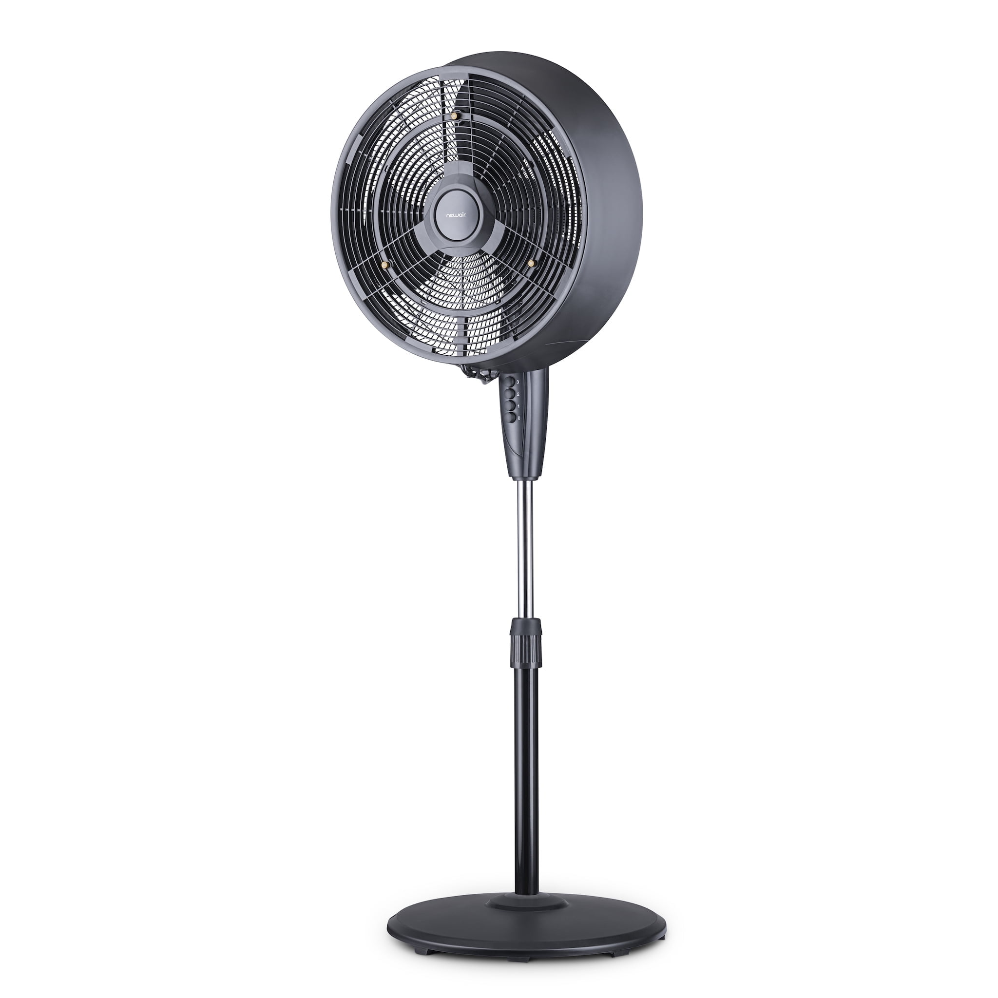 Newair 18'' Breeze Outside Misting Fan, Oscillating Pedestal Fan for ...