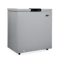 Newair 5 Cu. Ft. Mini Deep Chest Freezer and Refrigerator in Cool Gray ...