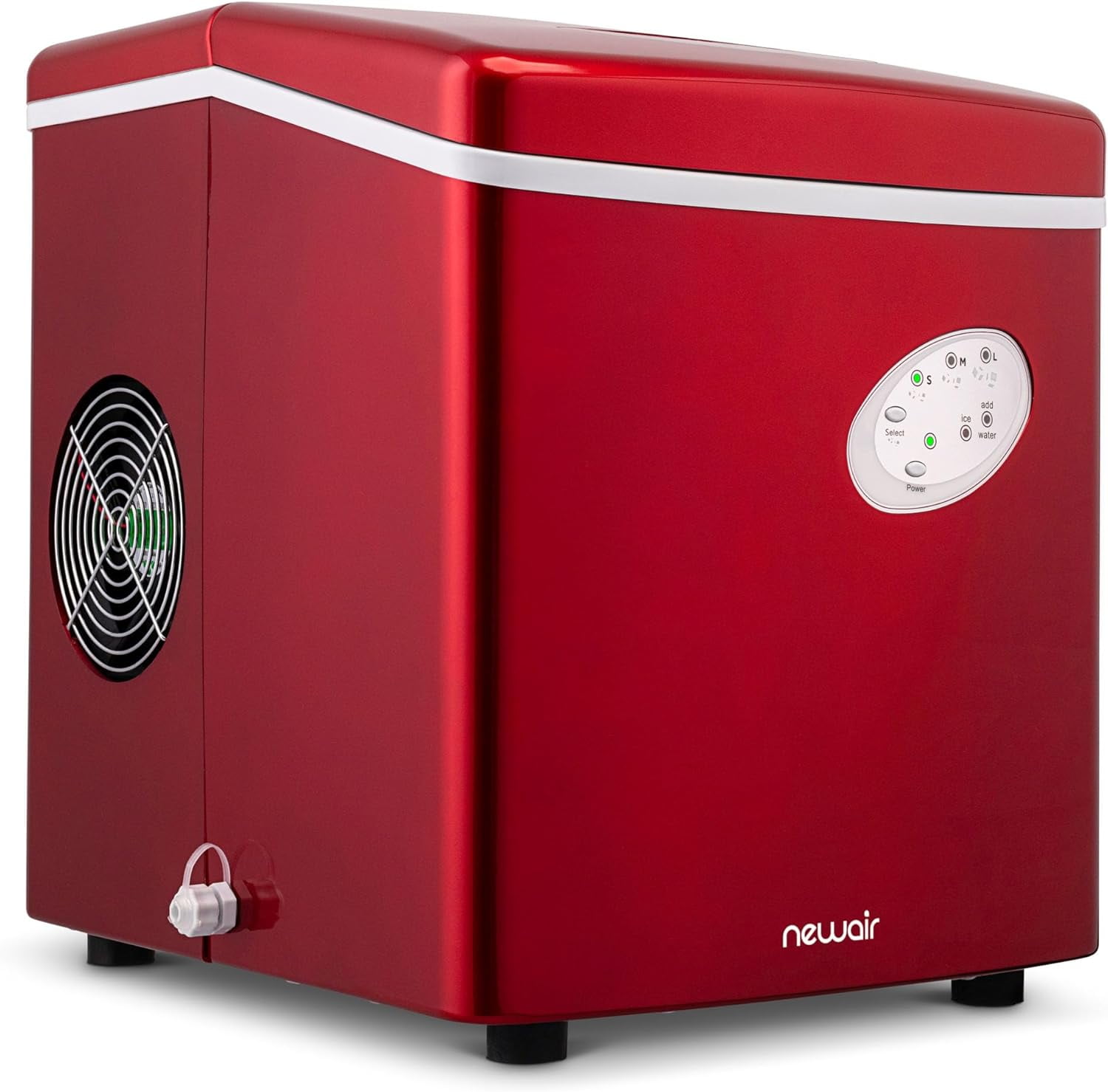 Newair Bullet Ice Machine - 28 lbs/Day Countertop Ice Maker, BPA Free ...