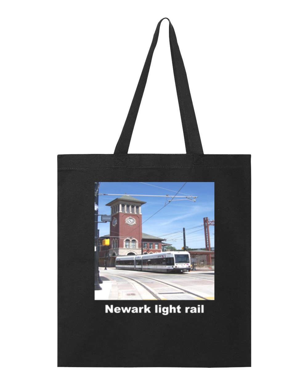 Newark Light Rail City Transit Tribute Look Tote Bag for Urban Design ...