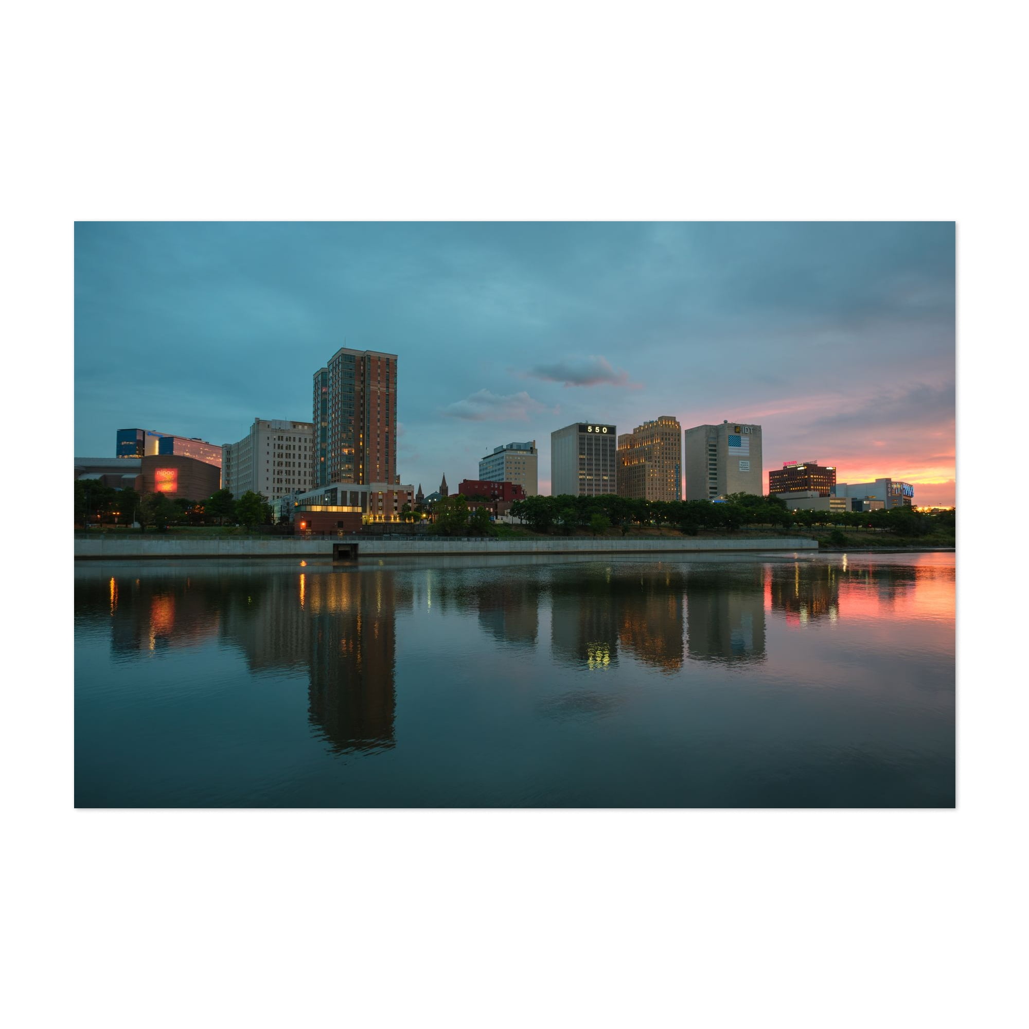 Newark at Sunset - Newark New Jersey Photography Skyline City ...