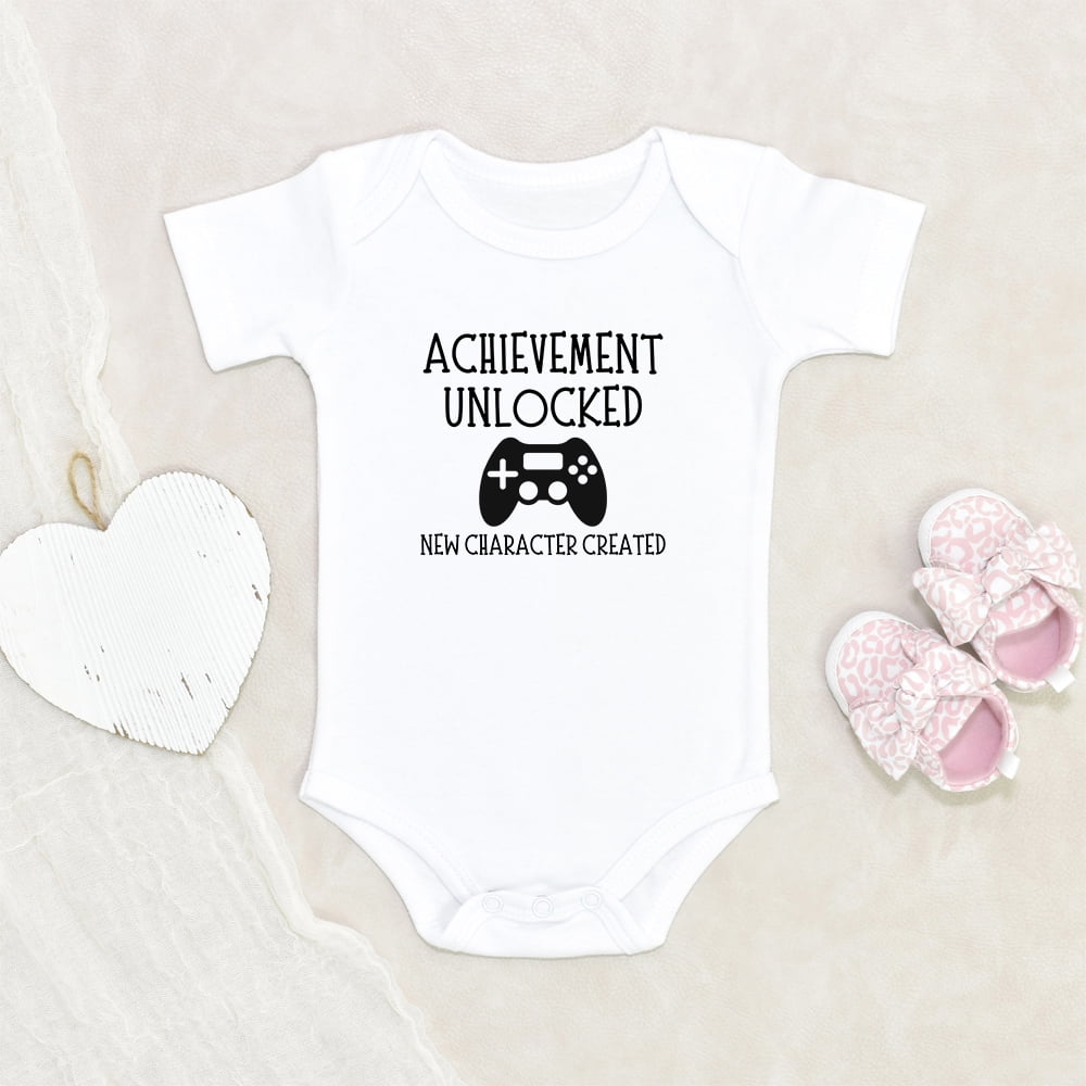 Newbabywishes - Achievement Unlocked Gamer Baby Clothes for Boys and ...