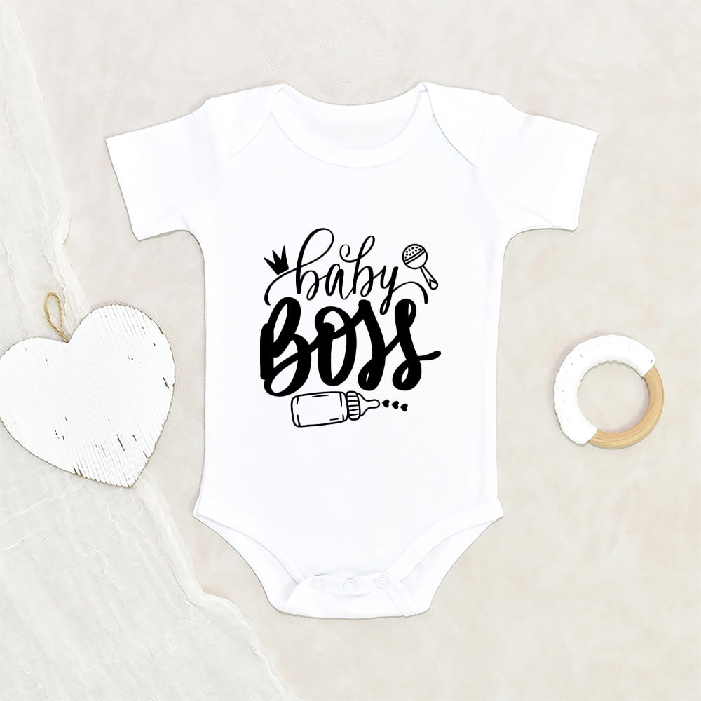 Newbabywishes - Baby Cute Boss Baby Clothes for Boys and Girls - Funny ...