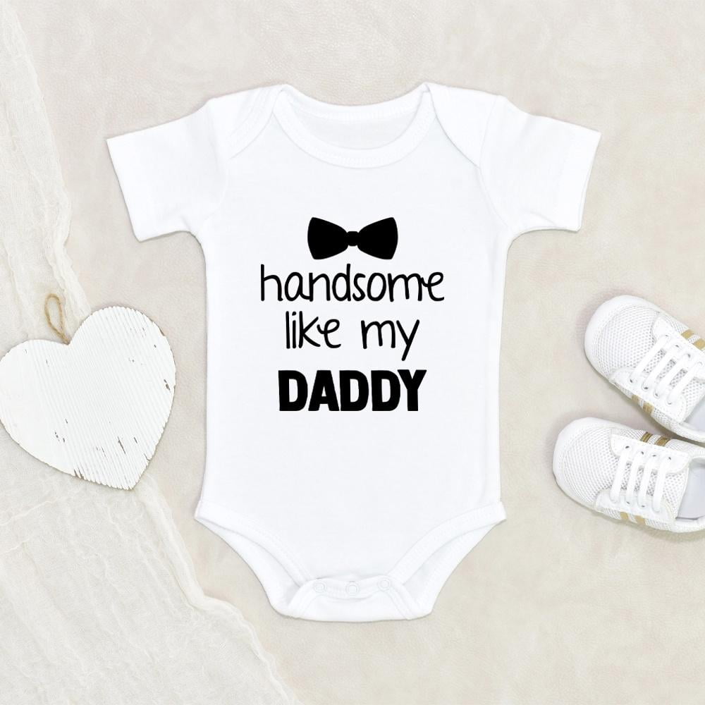 Newbabywishes - Cute Handsome Like My Daddy Baby Clothes for Boys ...