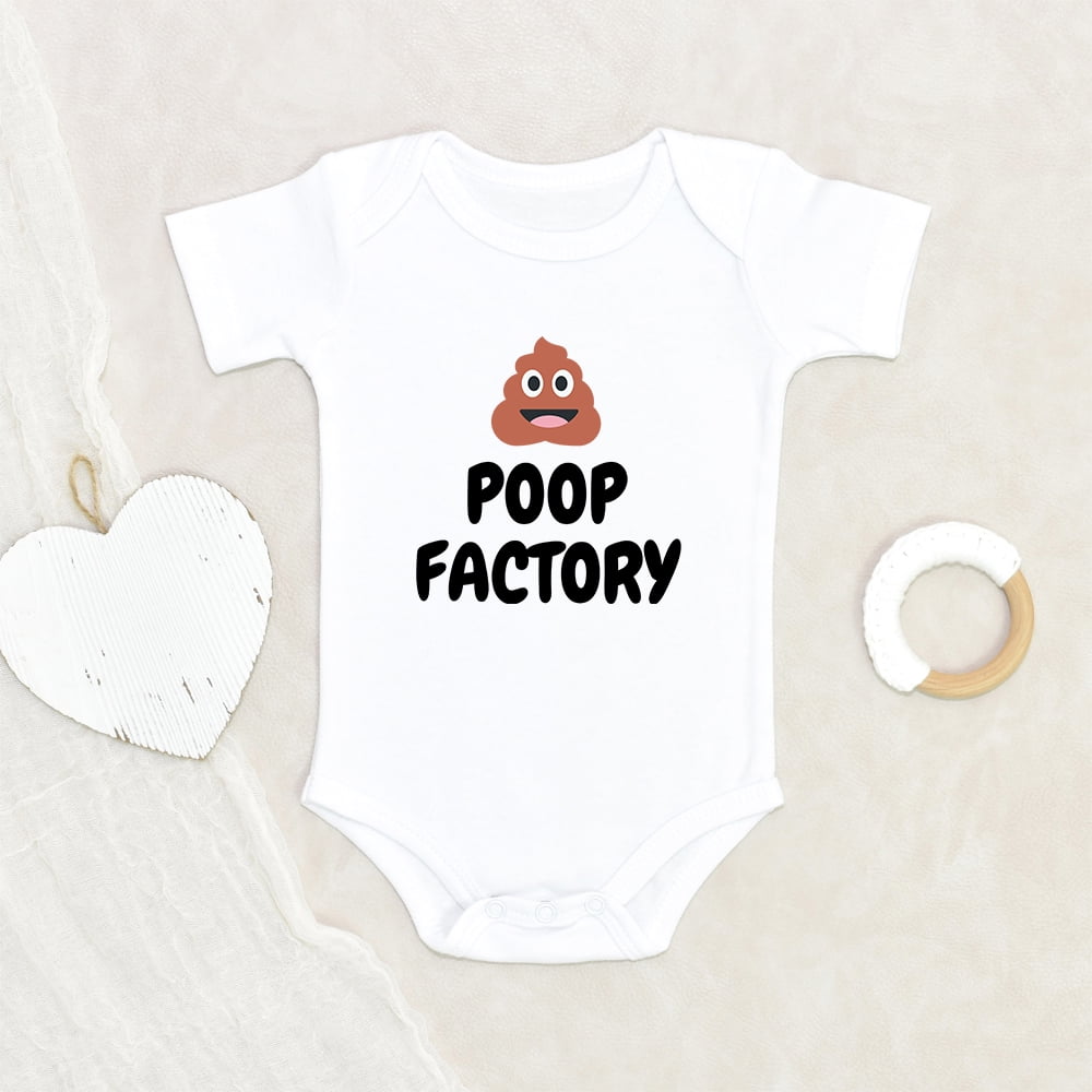 Newbabywishes - Cute Poop Factory Baby Clothes for Boys and Girls ...