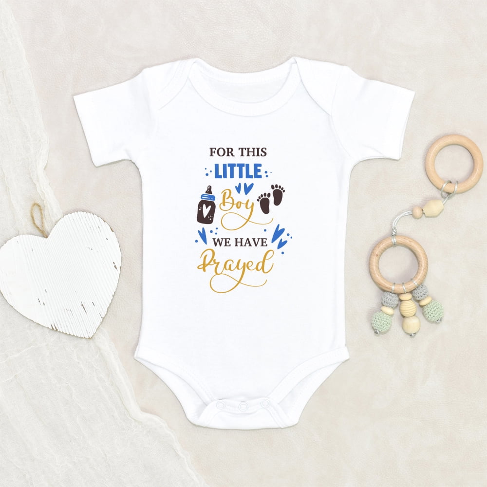 Newbabywishes - For This Lil Lad We Have Prayed Baby Clothes for Boys ...