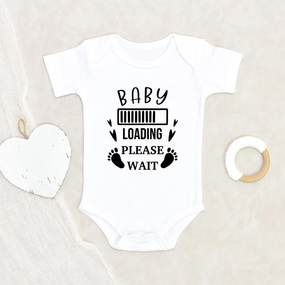Newbabywishes - Funny Baby Loading Please Wait Baby Clothes for Boys ...