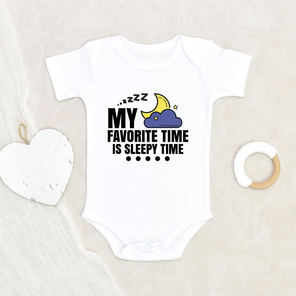 Newbabywishes - Funny My Favorite Is Sleepy Baby Clothes for Boys and ...