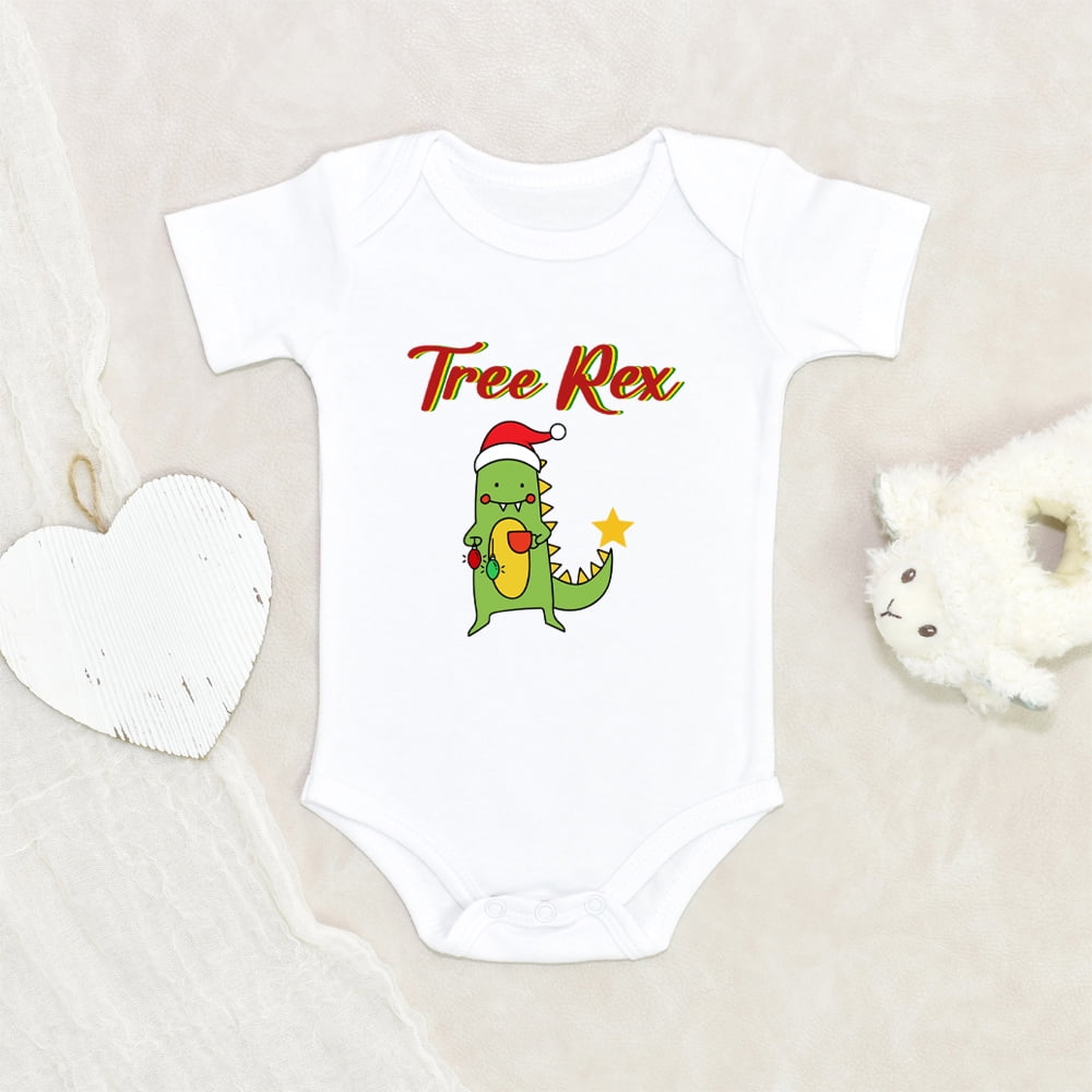 Newbabywishes - Funny Tree Rex's Christmas Baby Clothes for Boys and ...