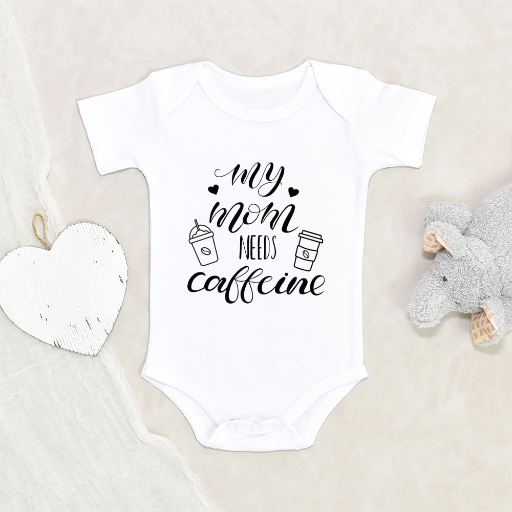 Newbabywishes - My Mom Needs Caffeine Baby Clothes for Boys and Girls ...