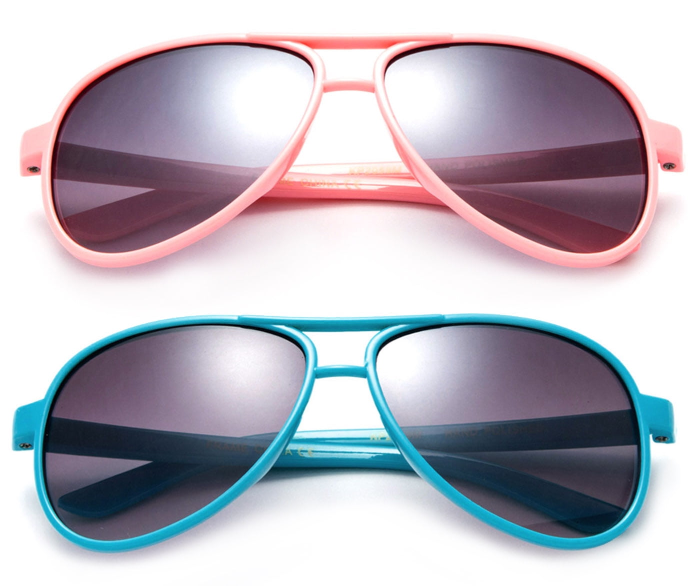 Newbee Fashion - "Aviator" Kids Sunglasses Girls Boys Plastic Aviator ...