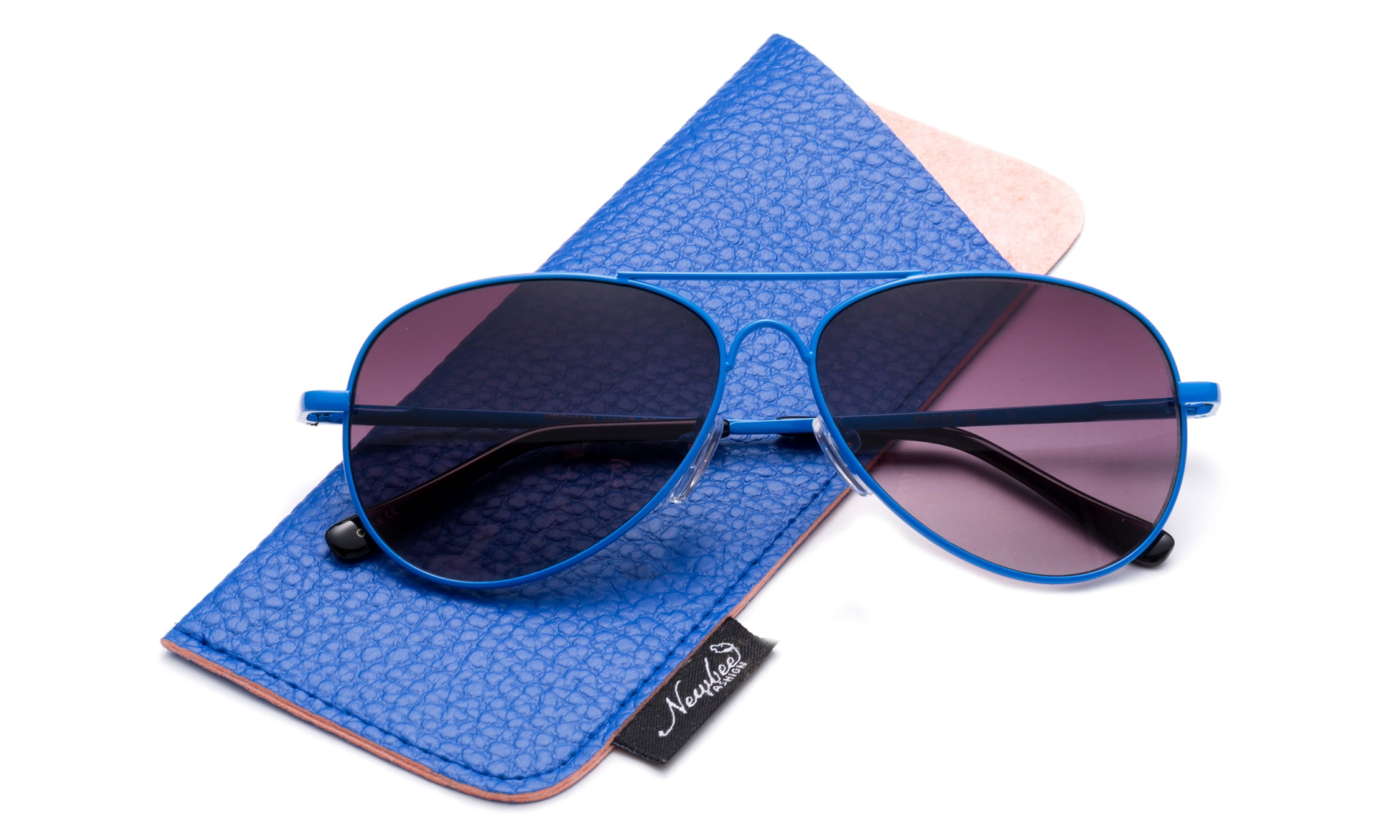 Newbee Fashion- Kids Girls Colored Aviator Sunglasses for Kids UV ...