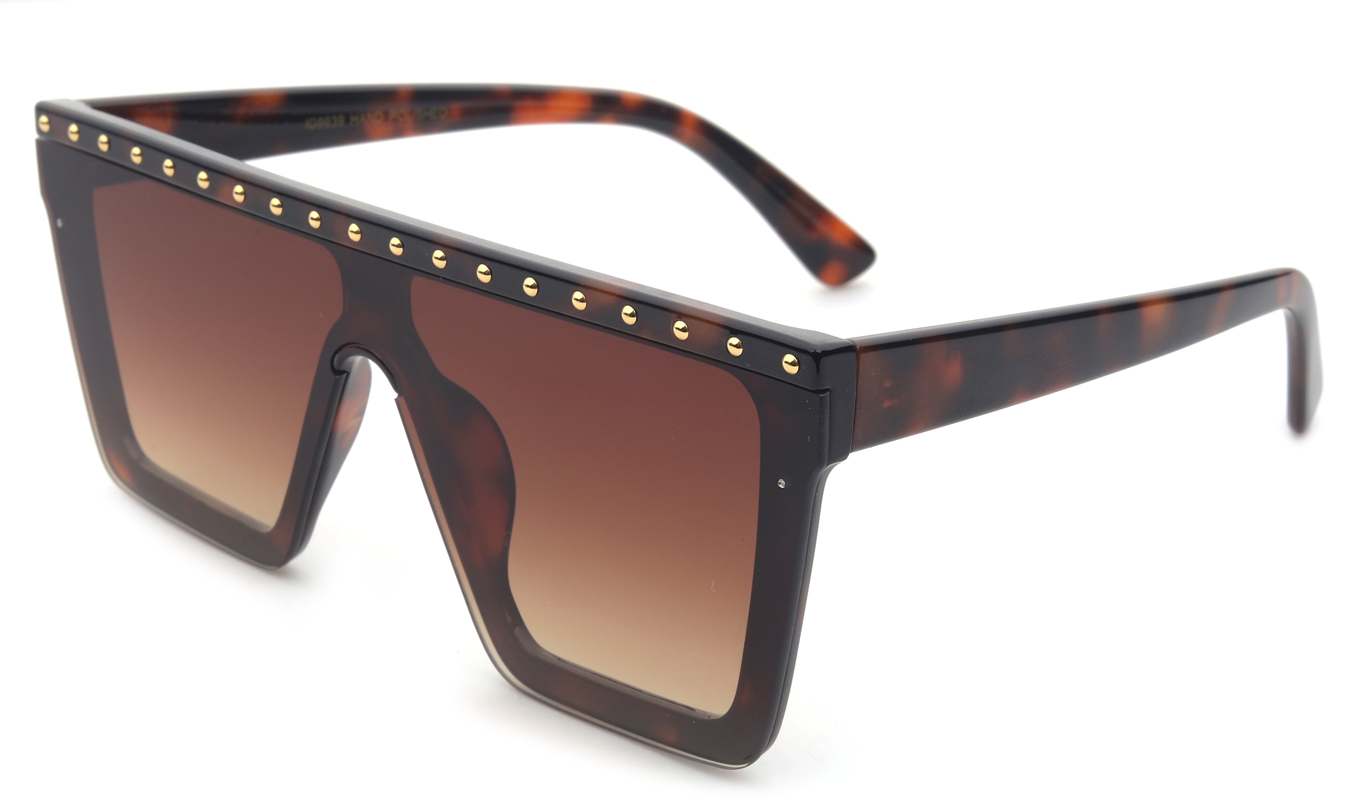 Newbee Fashion One Piece Flat Lens Oversized Fashion Sunglasses for ...