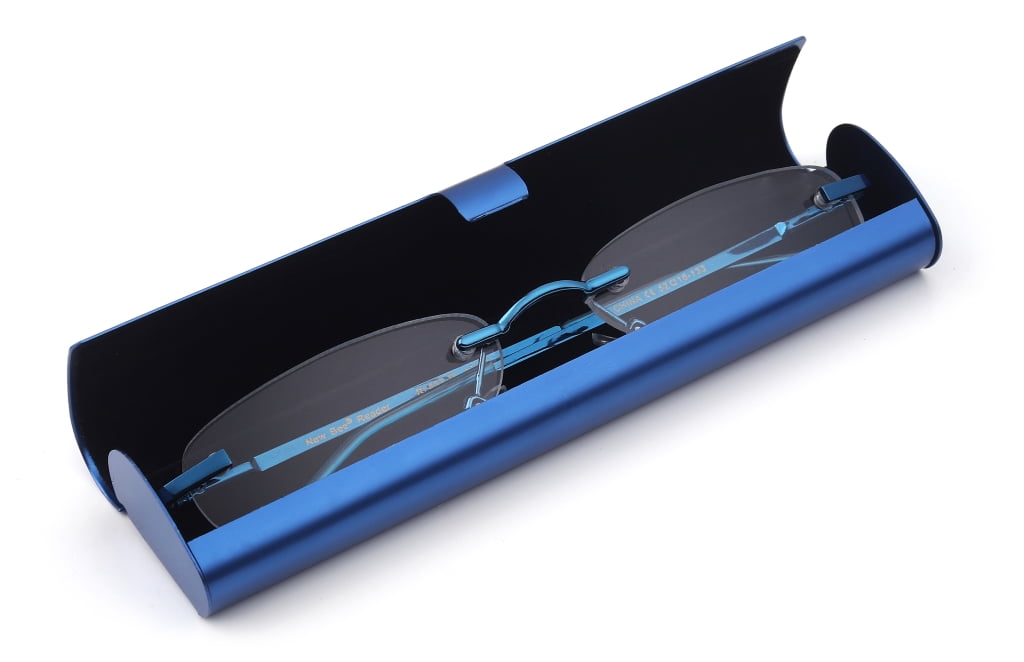 Newbee Fashion-Portable Compact Reading Glasses in Aluminum Case Metal ...