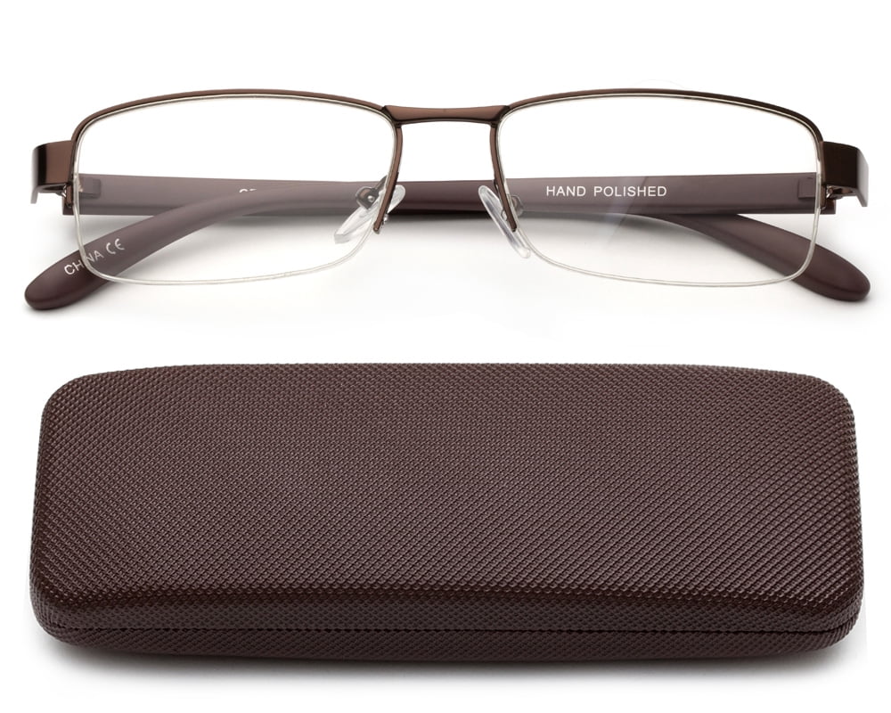 Newbee Fashion-Semi Half Readers Premium Reading Glasses Half Frame ...