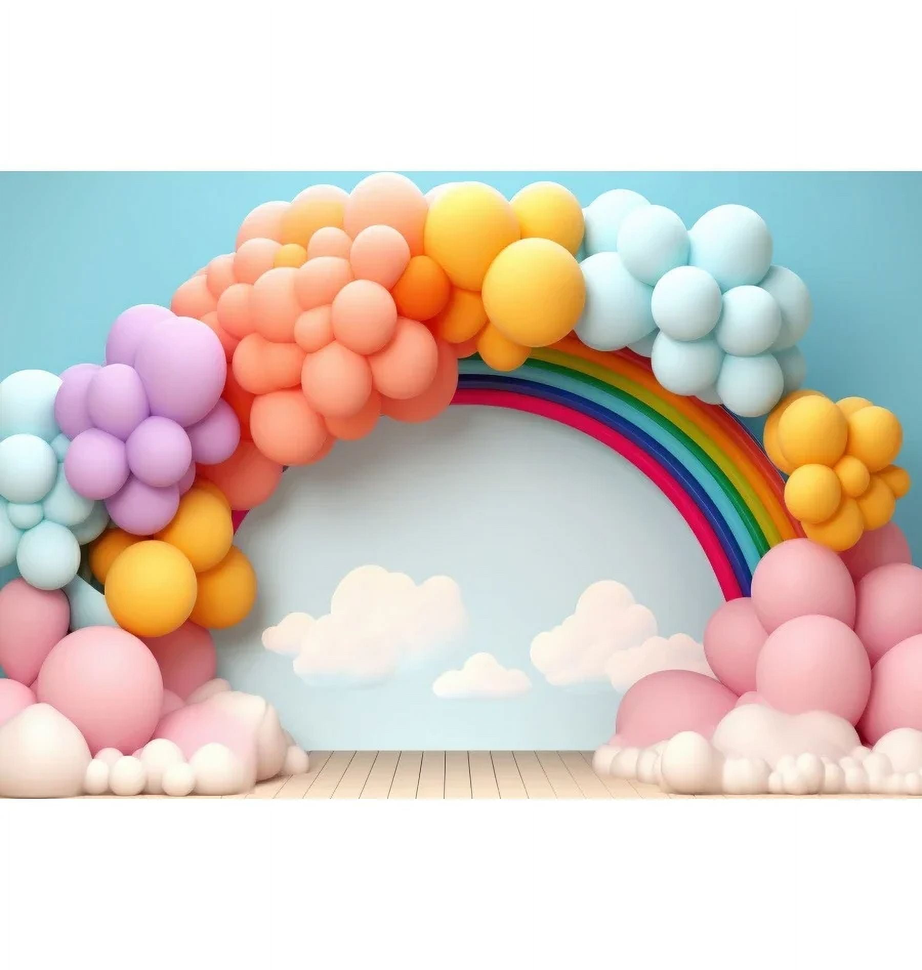 Newborn 3D Balloon Backdrop for Photography Baby Shower Birthday Cake ...