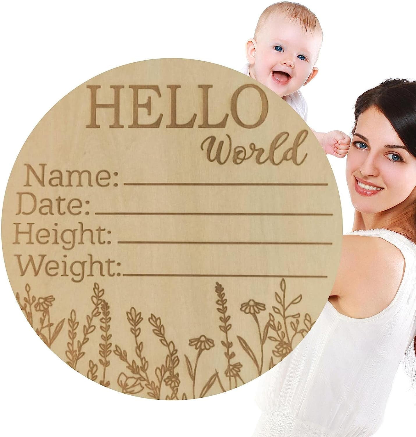 Newborn Announcement Sign,Wooden Newborn Announcement Sign For Hospital ...