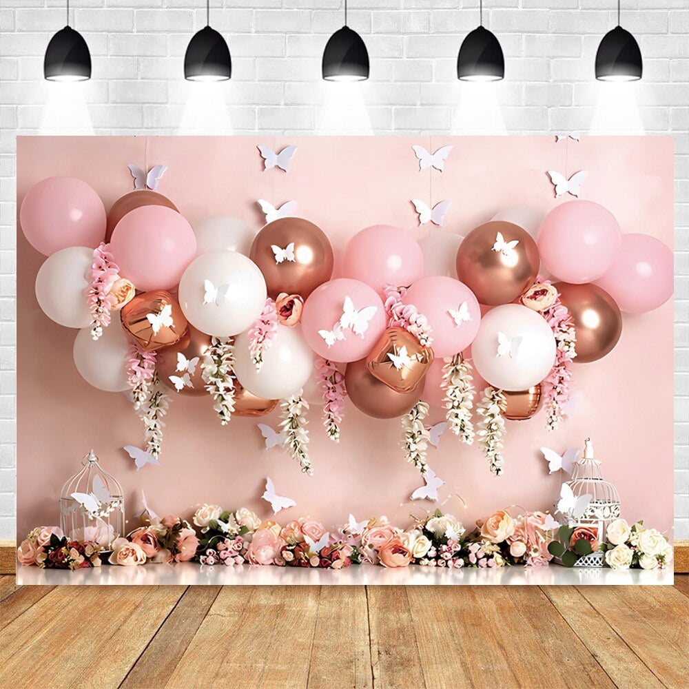 Newborn Baby 1st Birthday Backdrop Cake Smash Girl Boy Pink Blue ...
