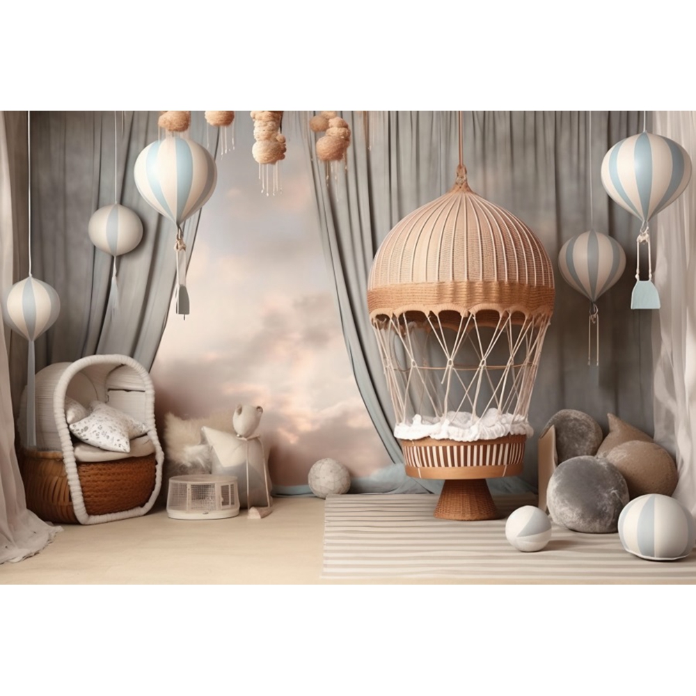Newborn Baby 1st Birthday Party Photography Backdrop Boys Girls Cake ...