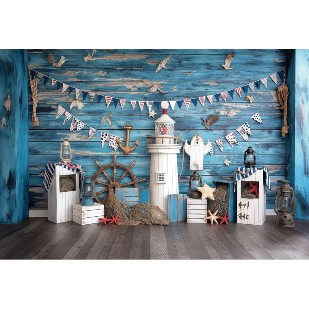 Newborn Baby 1st Birthday Party Photography Backdrop Boys Girls Cake ...