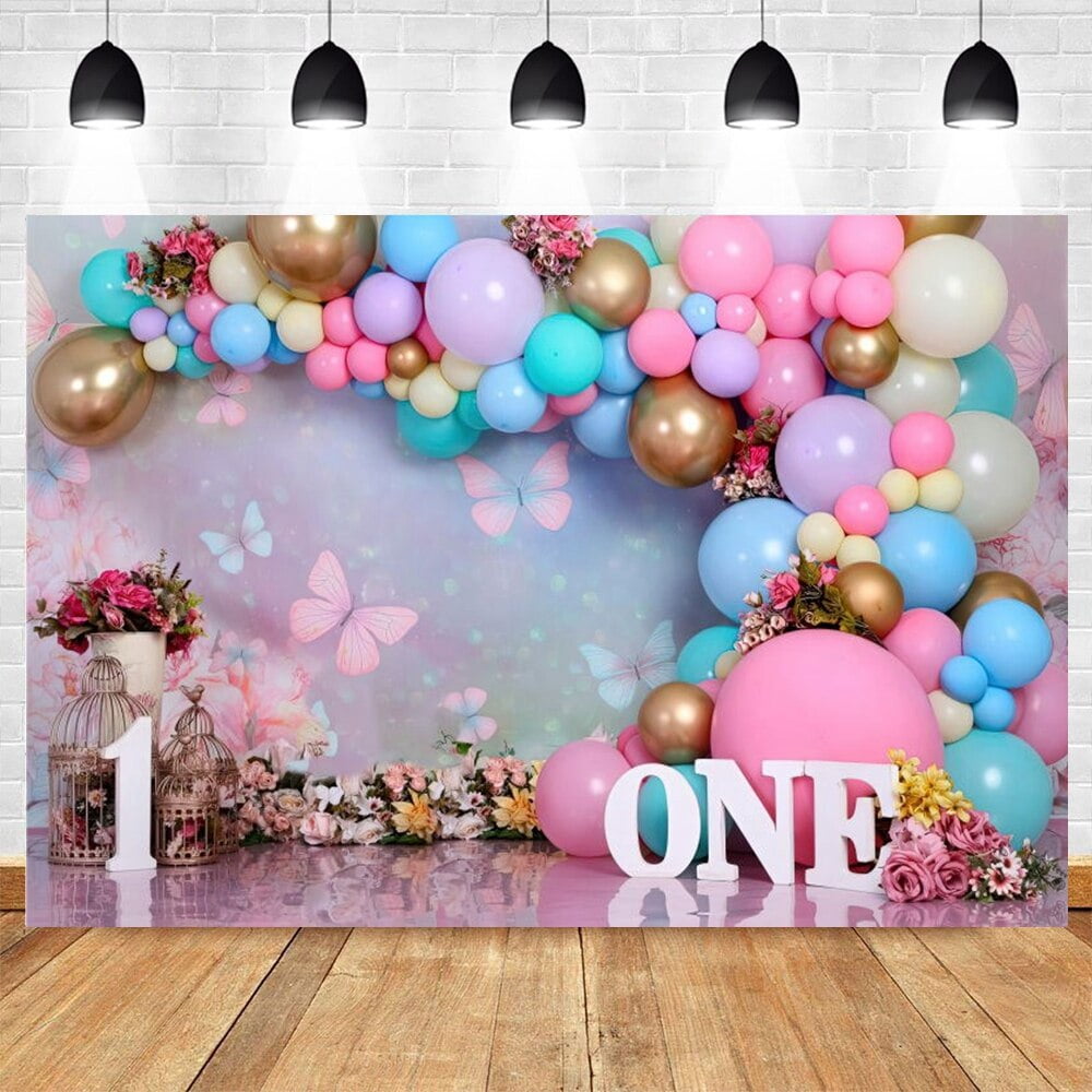 Newborn Baby 1st Birthday Party Photography Background Cake Smash ...