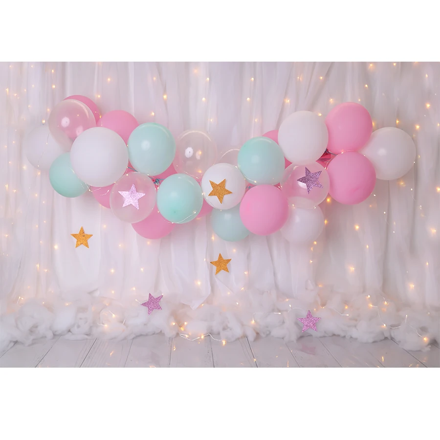 Newborn Baby 1st Birthday Photography Backdrops Cake Smash Color ...
