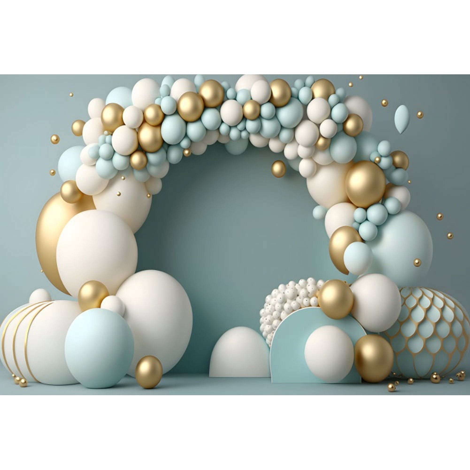 Newborn Baby Birthday Backdrop Wall Cake Table Background Flowers ...
