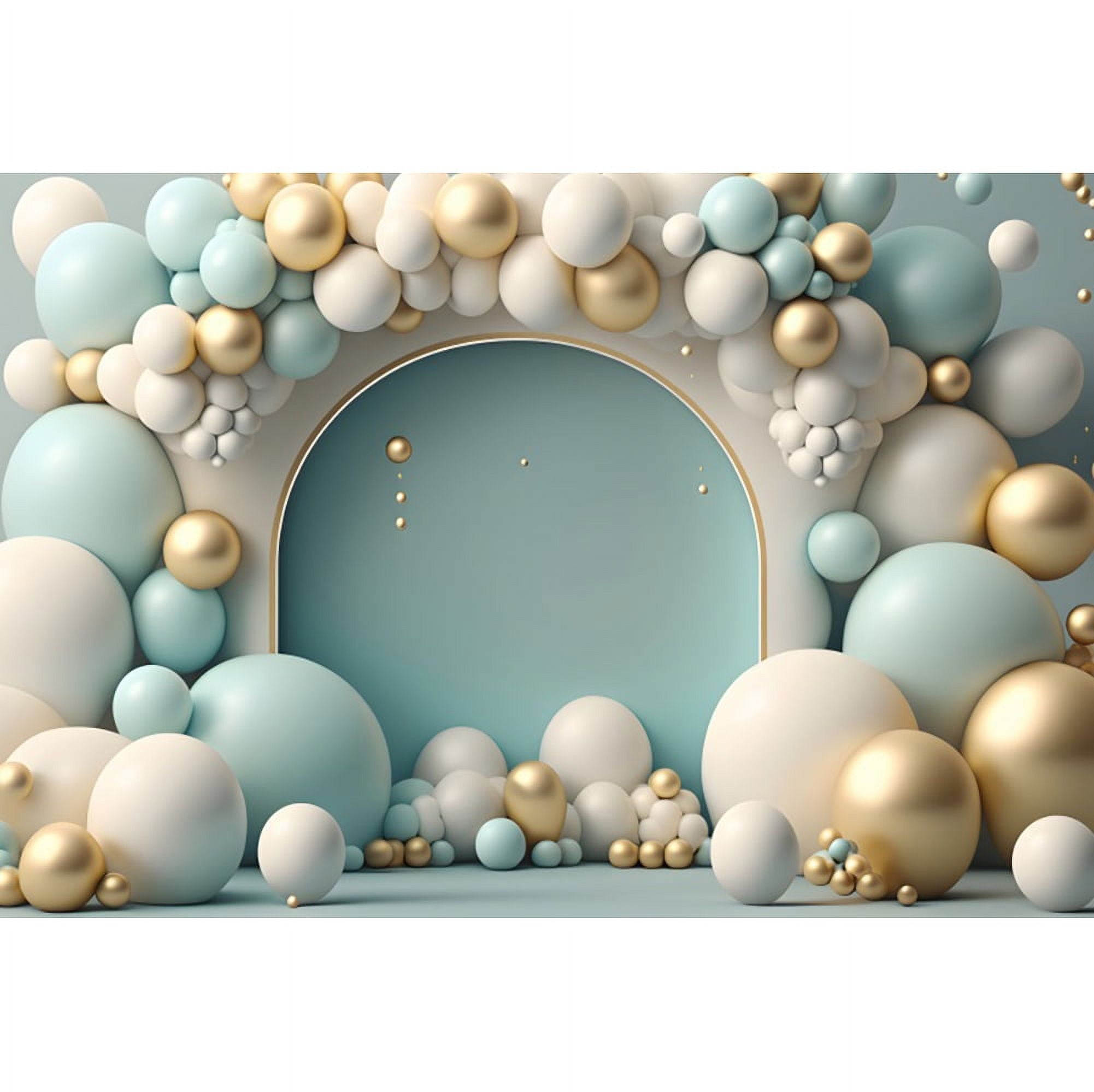 Newborn Baby Birthday Backdrop Wall Cake Table Background Flowers ...