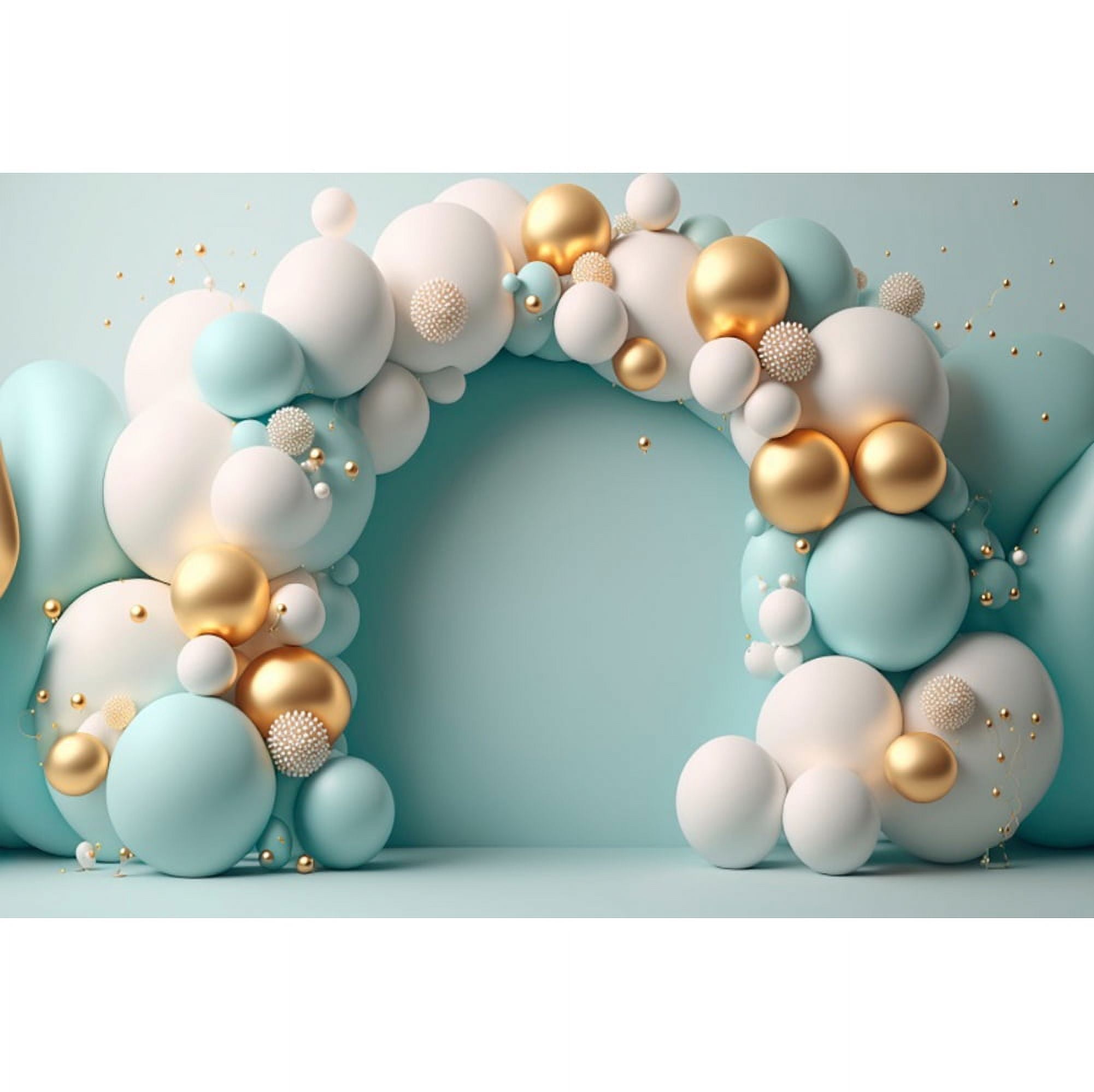 Newborn Baby Birthday Backdrop Wall Cake Table Background Flowers ...