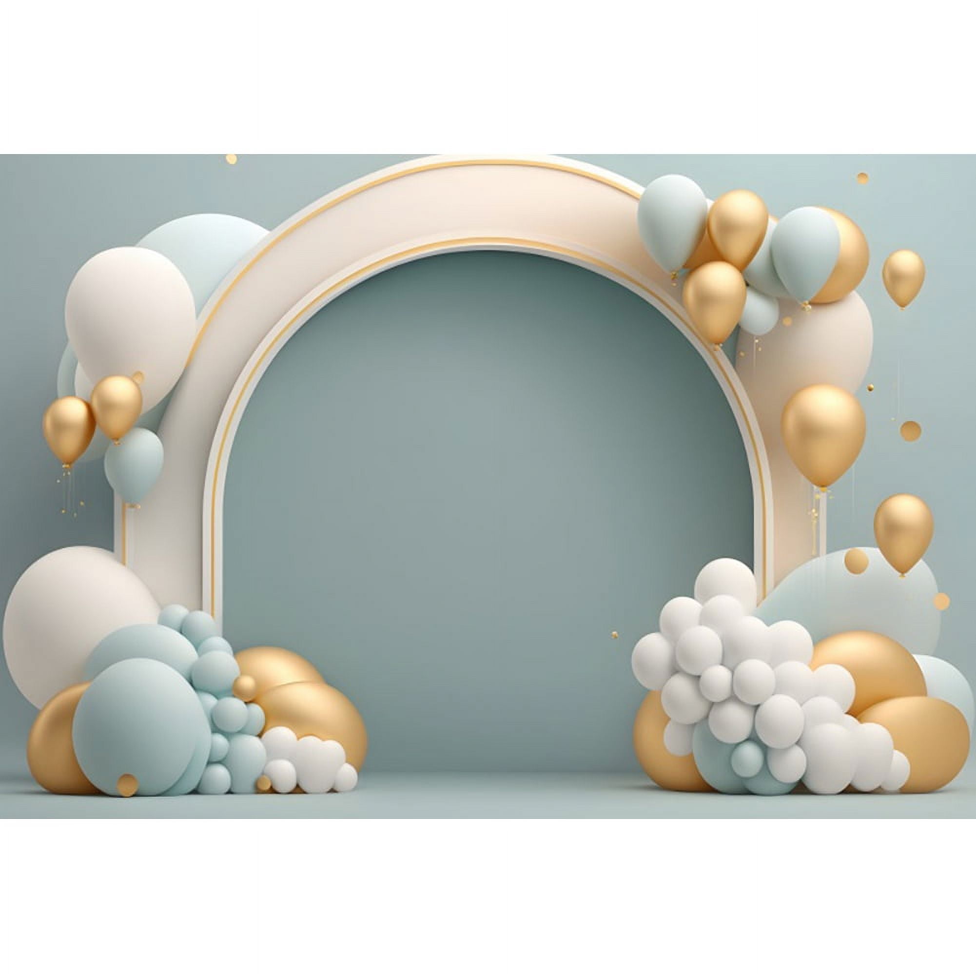 Newborn Baby Birthday Backdrop Wall Cake Table Background Flowers ...