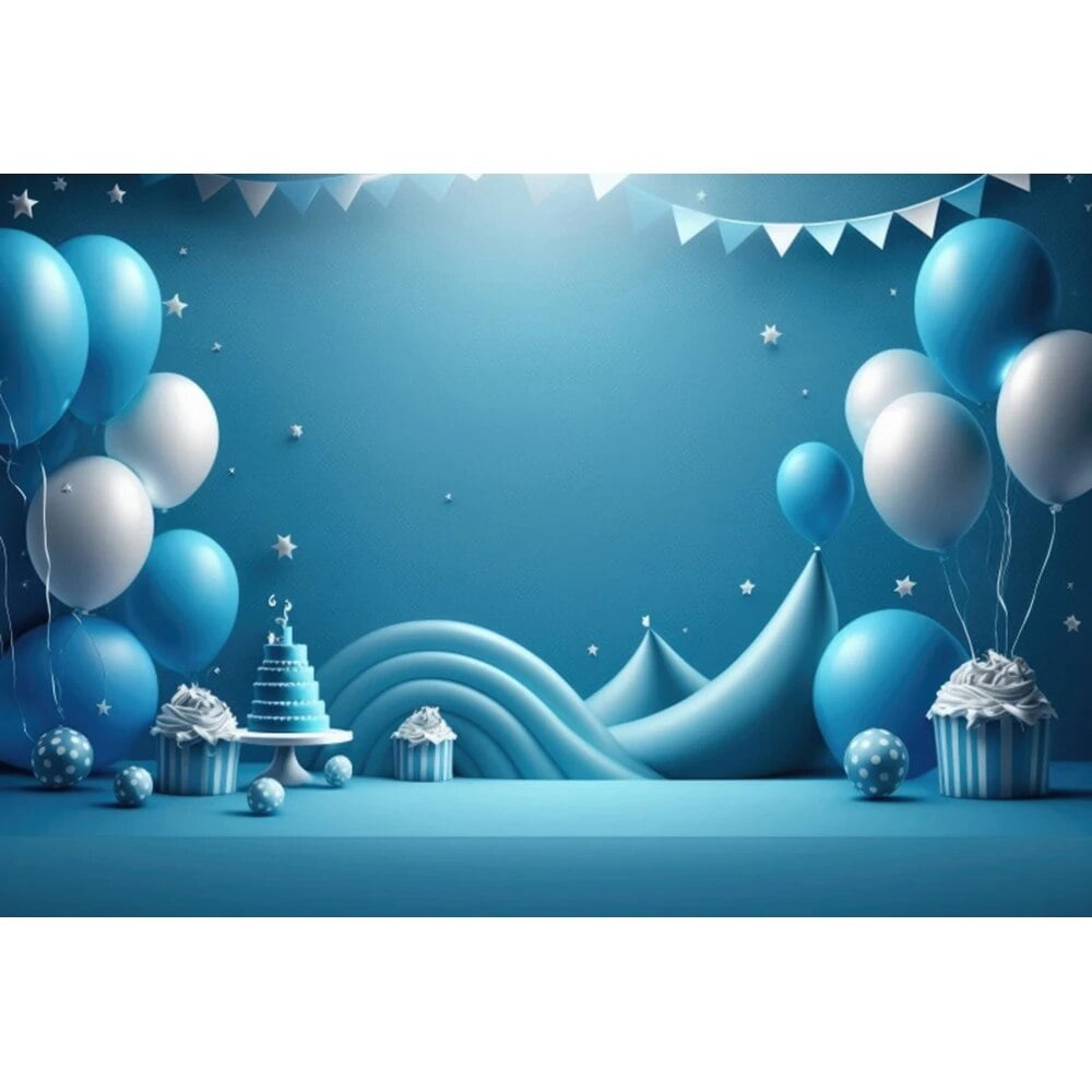 Newborn Baby Birthday Backdrop for Photography Colorfull Balloon Flower ...