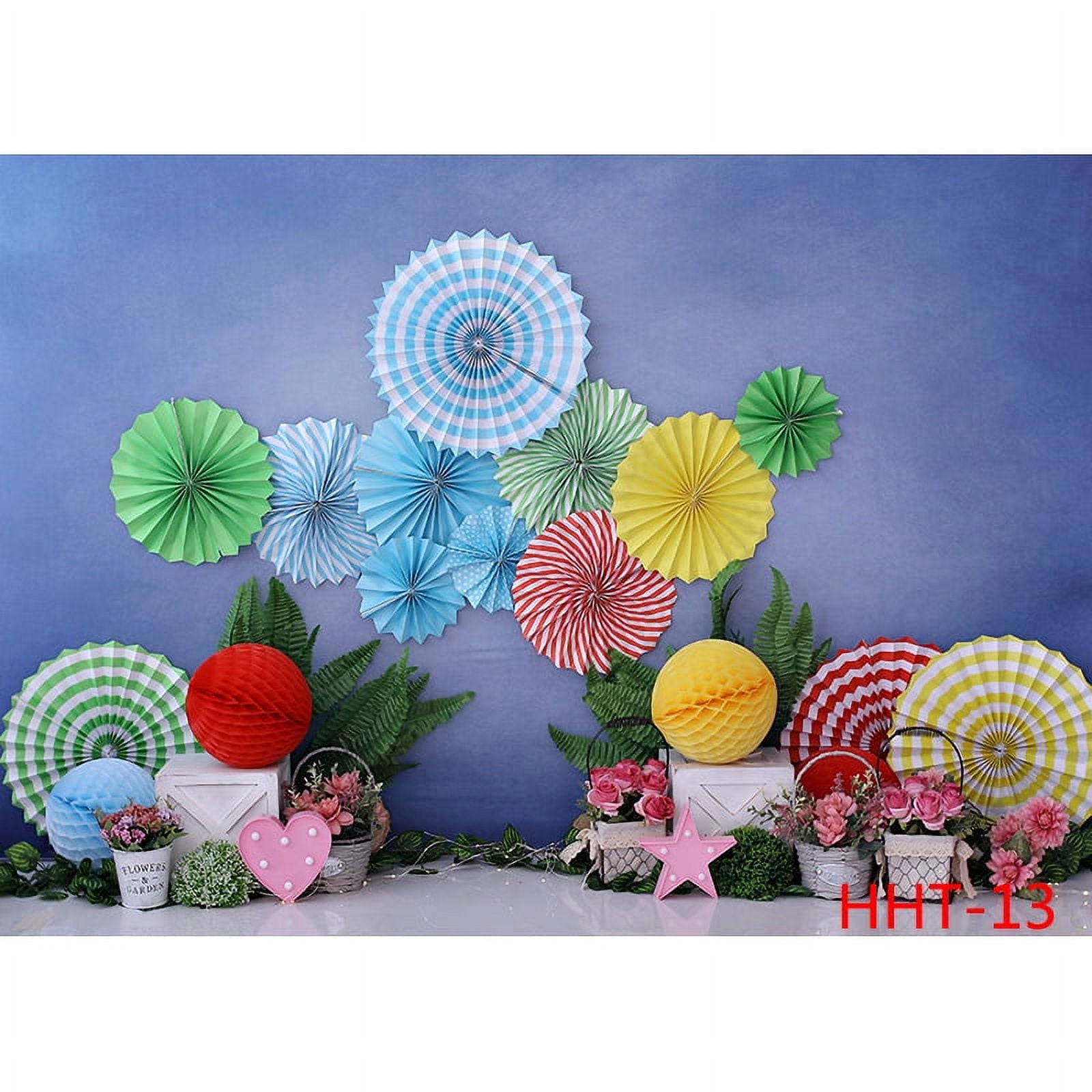 Newborn Baby Birthday Background First Birthday Party Balloon Flower ...