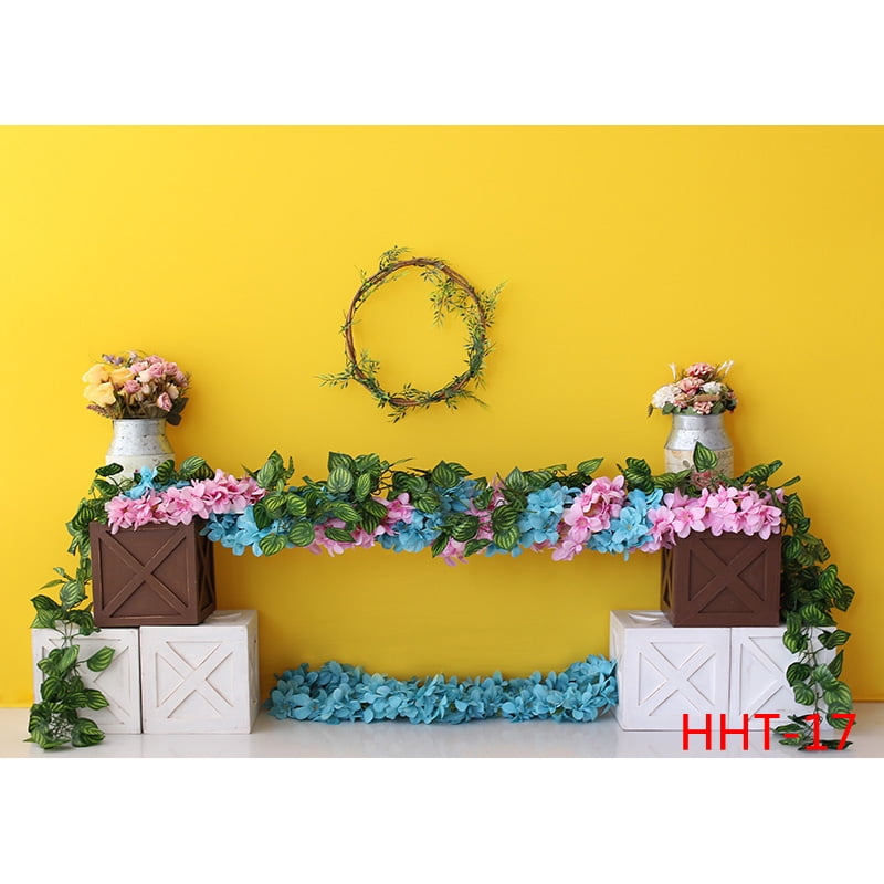 Newborn Baby Birthday Background First Birthday Party Balloon Flower ...
