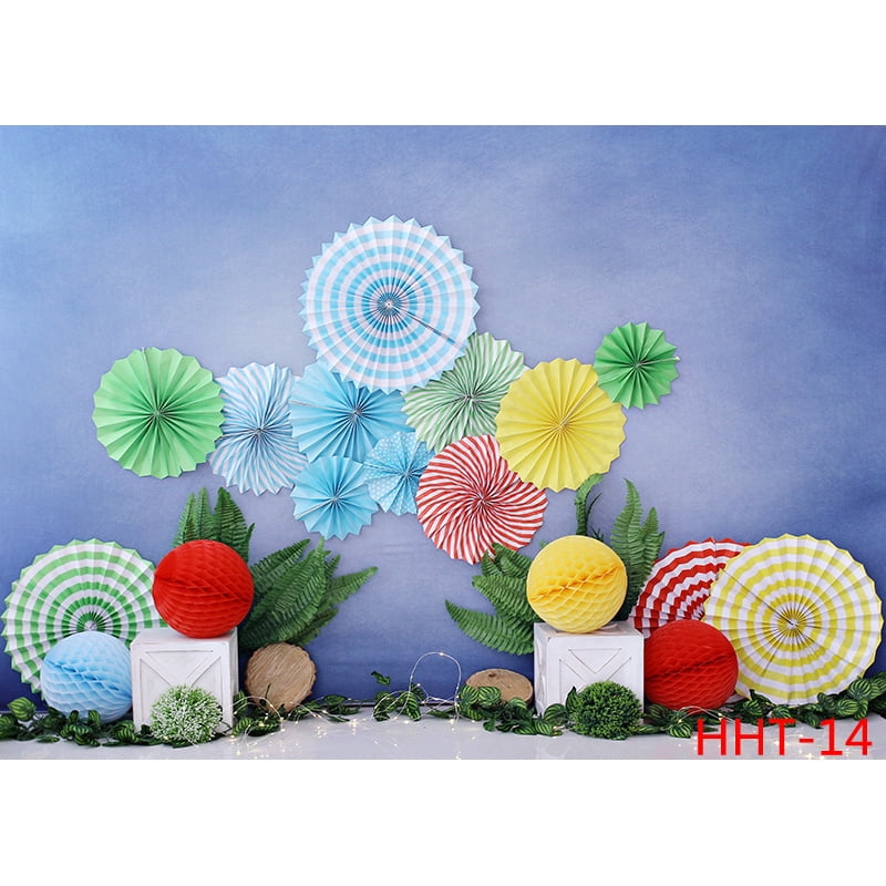 Newborn Baby Birthday Background First Birthday Party Balloon Flower ...