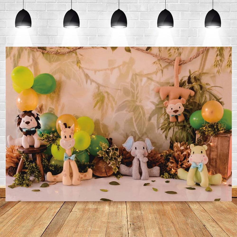 Newborn Baby Birthday Party Balloons Cake Smash Interior Room ...