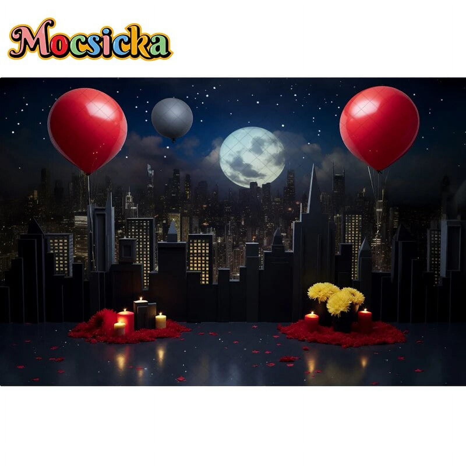 Newborn Baby Birthday Party Photo Backdrop Balloon Bear Decor Props 1st ...