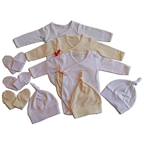 Newborn Baby Boy Girl Clothes Jumpsuit Romper Bodysuit Longsleeve Hat ...