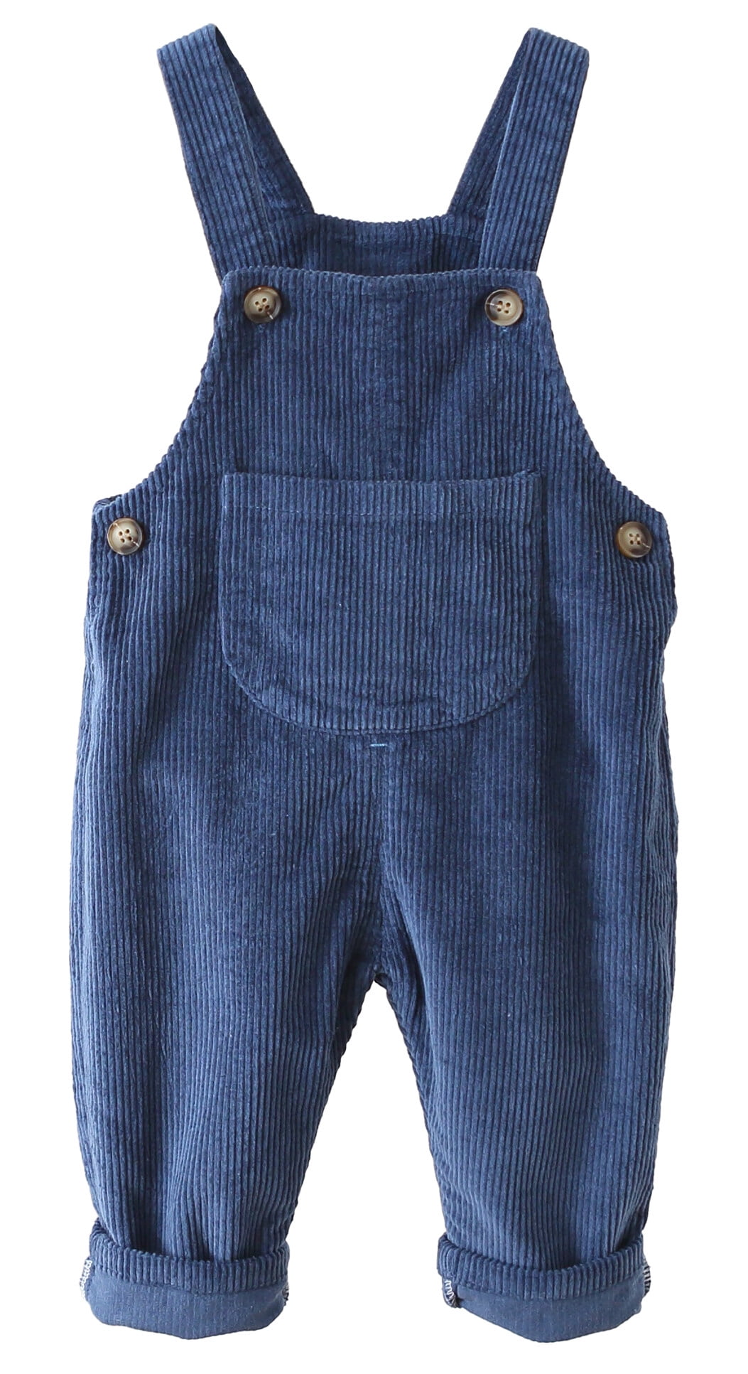 Newborn Baby Boy Girl Corduroy Overalls Romoer One Piece Button ...