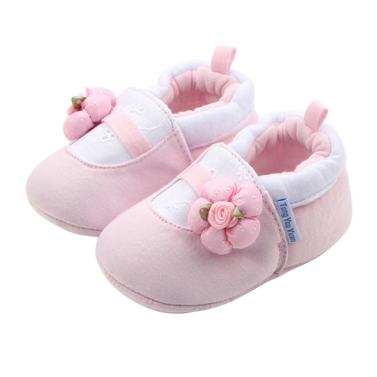 Newborn Baby Boys Girls Cozy Fleece Booties with Grippers Stay On ...