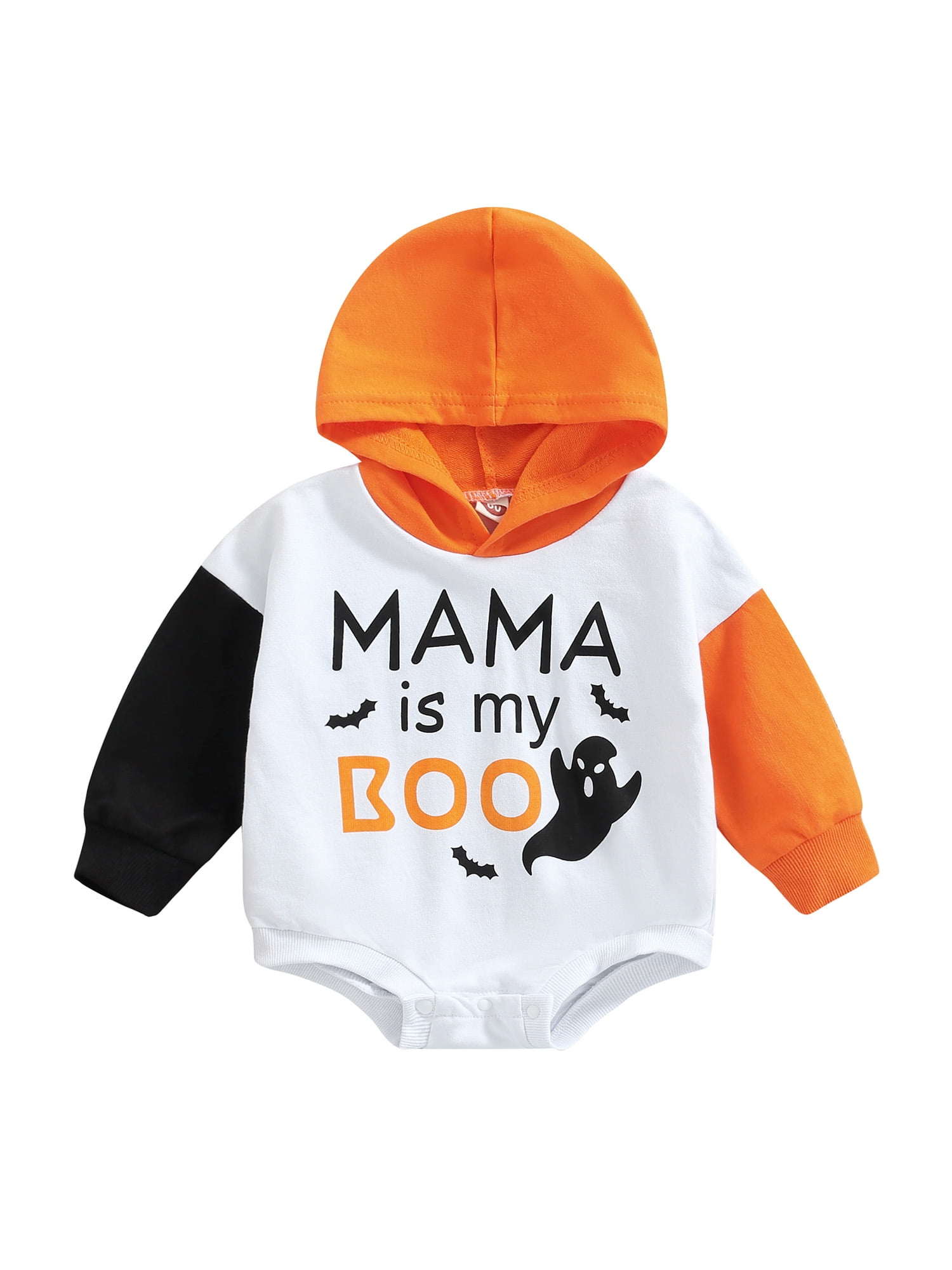 Newborn Baby Boys Girls Halloween Outfit Clothes Infant Long Sleeve Pumpkin Skull Ghost Hoodie ...
