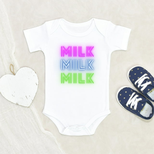 Newborn Baby Clothing - Cute Drinking Milk Baby Clothes - Cute Baby ...