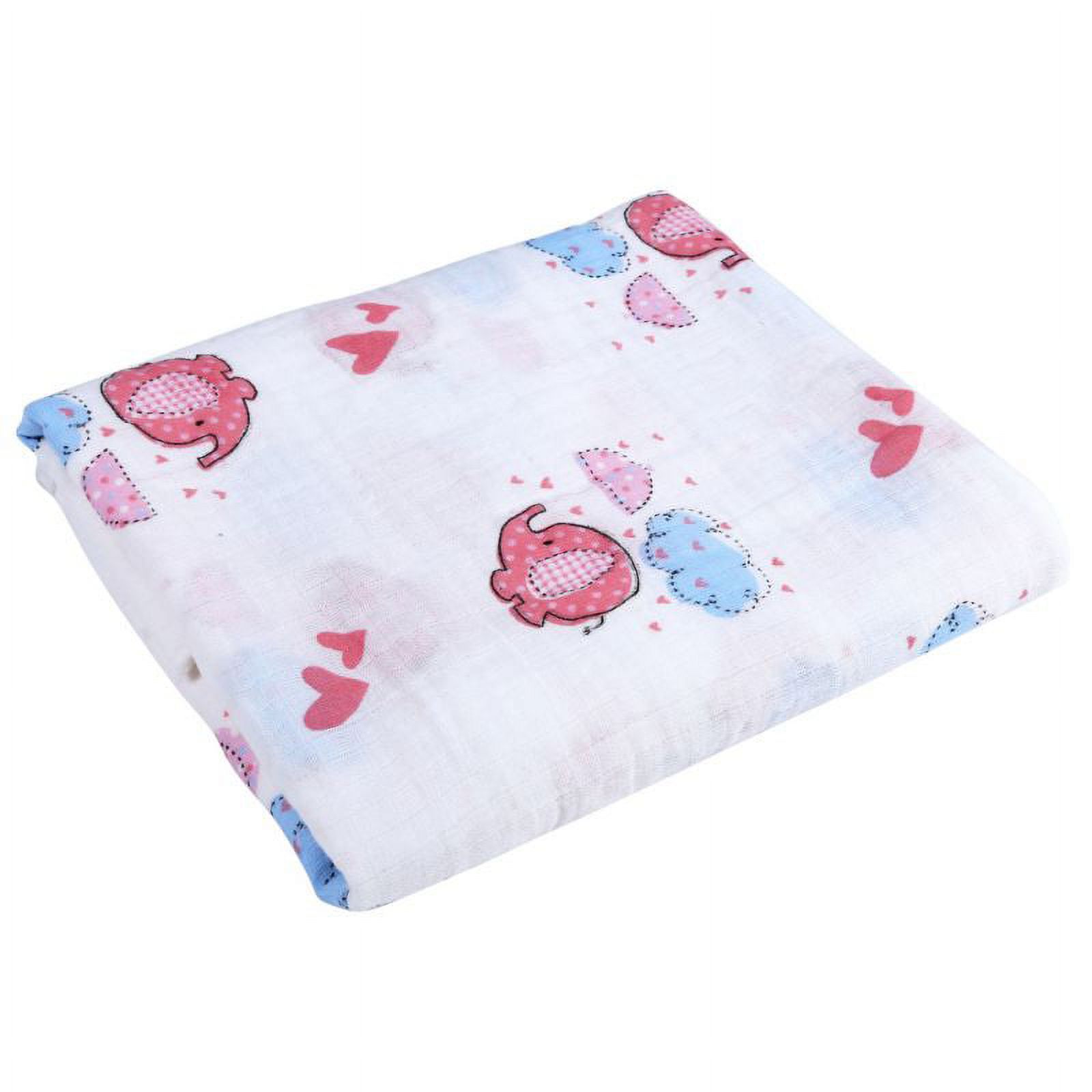 Newborn Baby Cotton Sleeping Swaddle Wrap Warm Bed Muslin Blanket ...