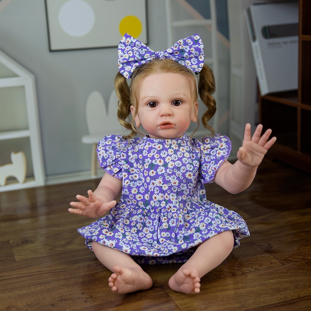 Takanini Newborn Baby Poseable Dolls with Soft Body, Vinyl, 3.3 lb, 8.8 ...