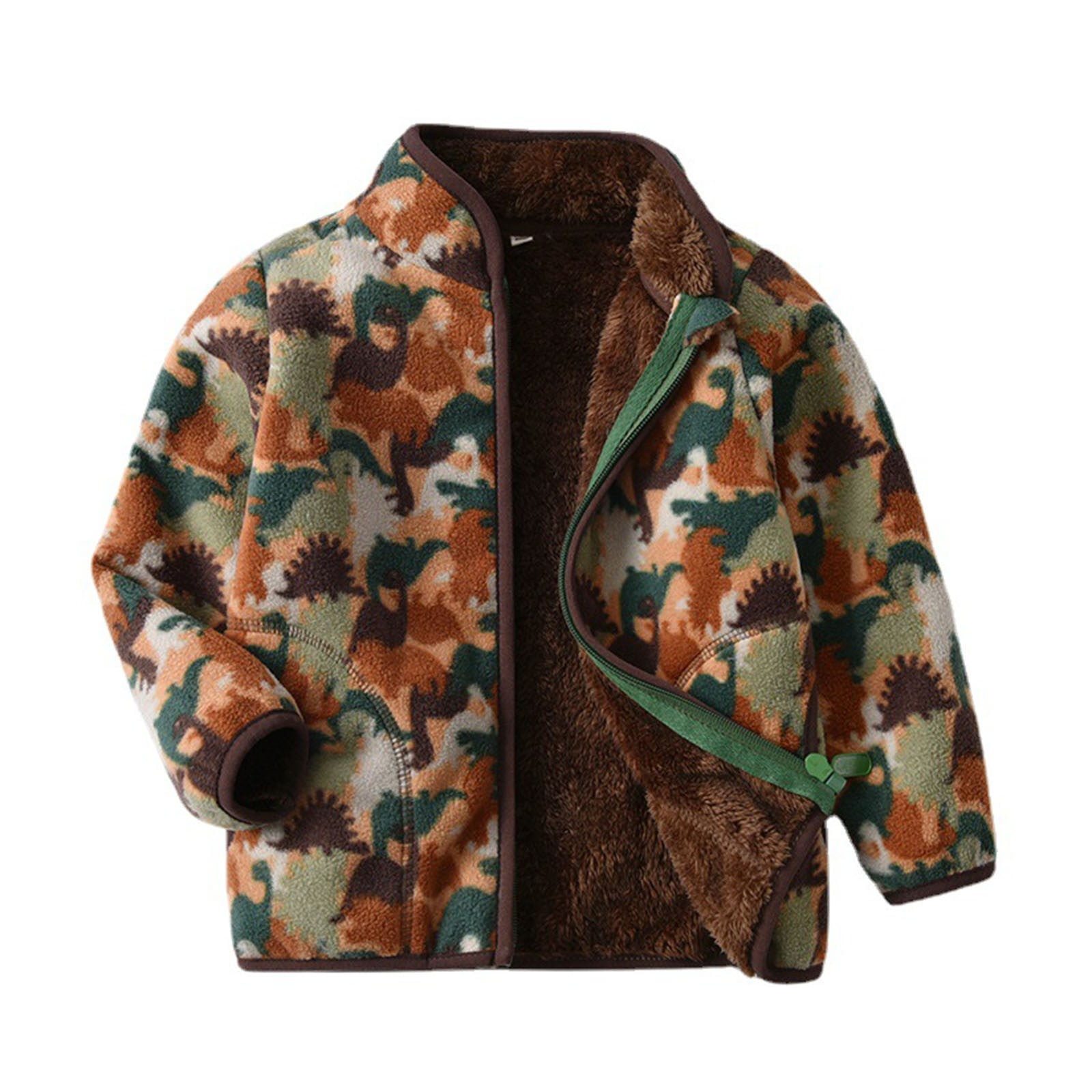 Baby Coat Cute Printed Solid Long Sleeve New Born Clothes for Girls 4-5 ...