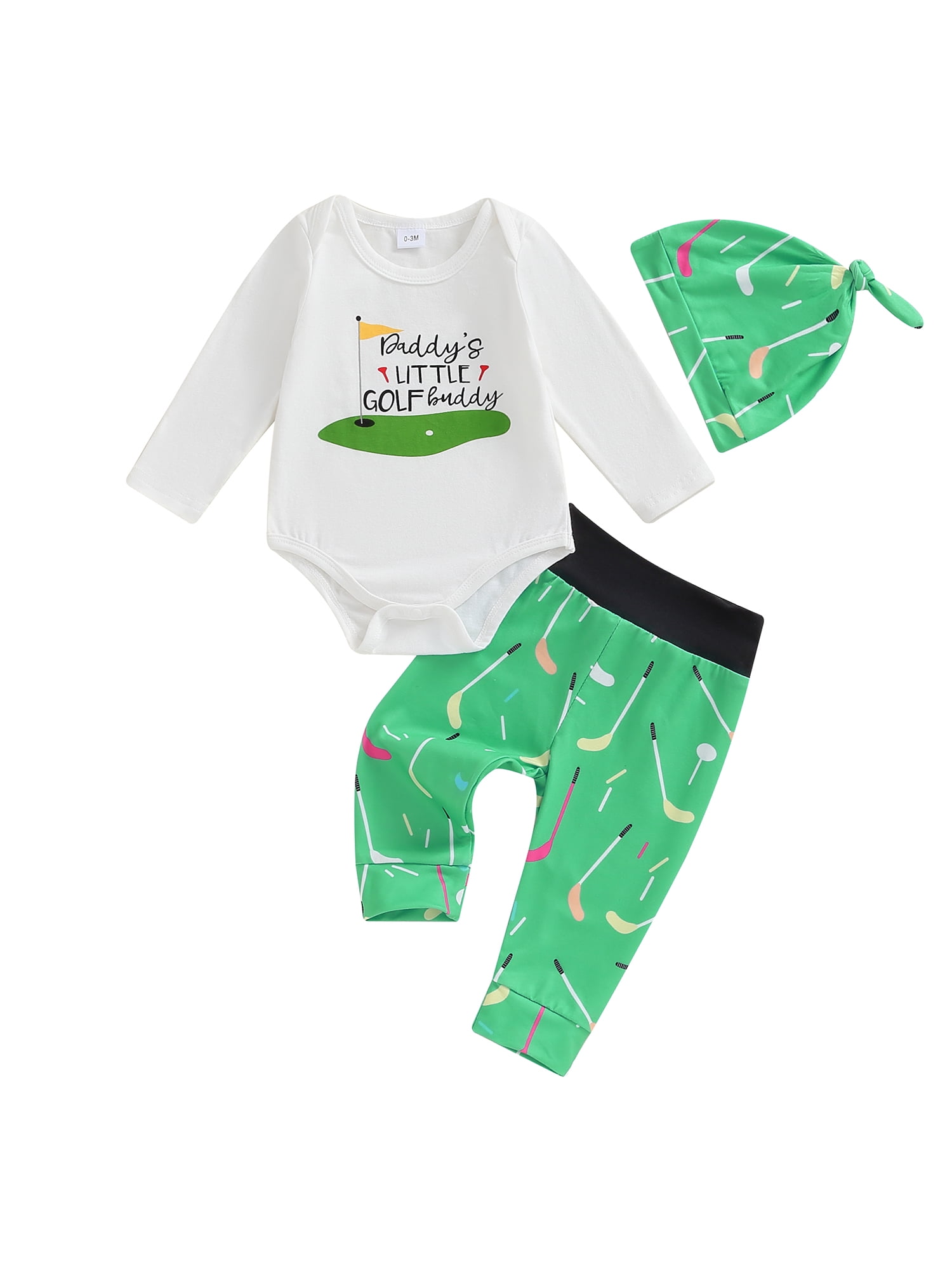 Newborn Baby Girl Boy Golf Outfit Daddy's Future Golfing Buddy Golf ...