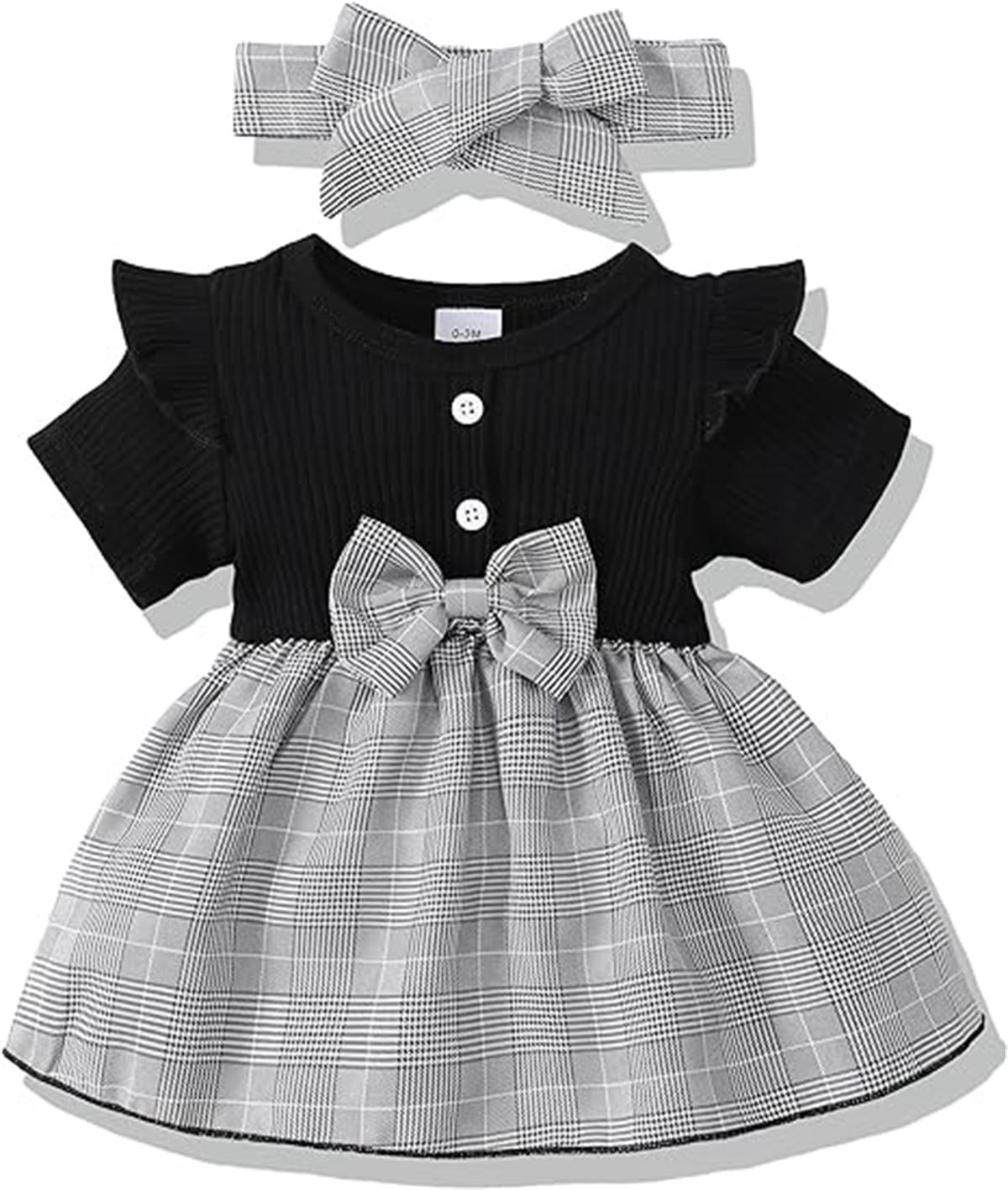 Newborn Baby Girl Clothes 0-3 Months Infant Dresses Outfits Summer ...