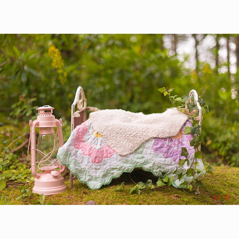Newborn Baby Girl Photography Tree Swing And Fur Backdrop Birthday Baby ...
