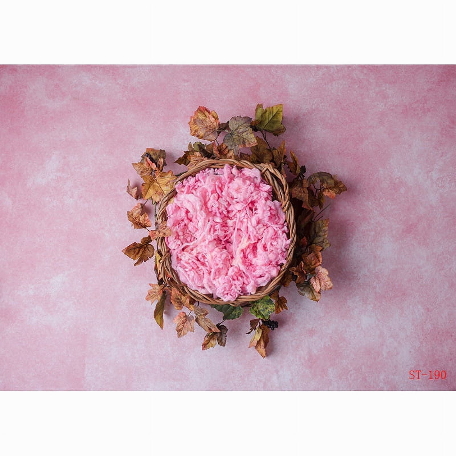 Newborn Baby Girl Photography With Tree Swing And Fur Digital Backdrop ...